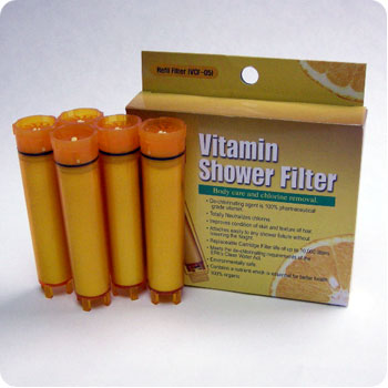 VCF-05 (Refill) Vitamin C Filter Pack / 5 Cartridges – vitaminshower.com